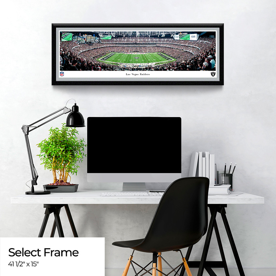 Las Vegas Raiders Panoramic Fan Cave Decor - Allegiant Stadium Picture
