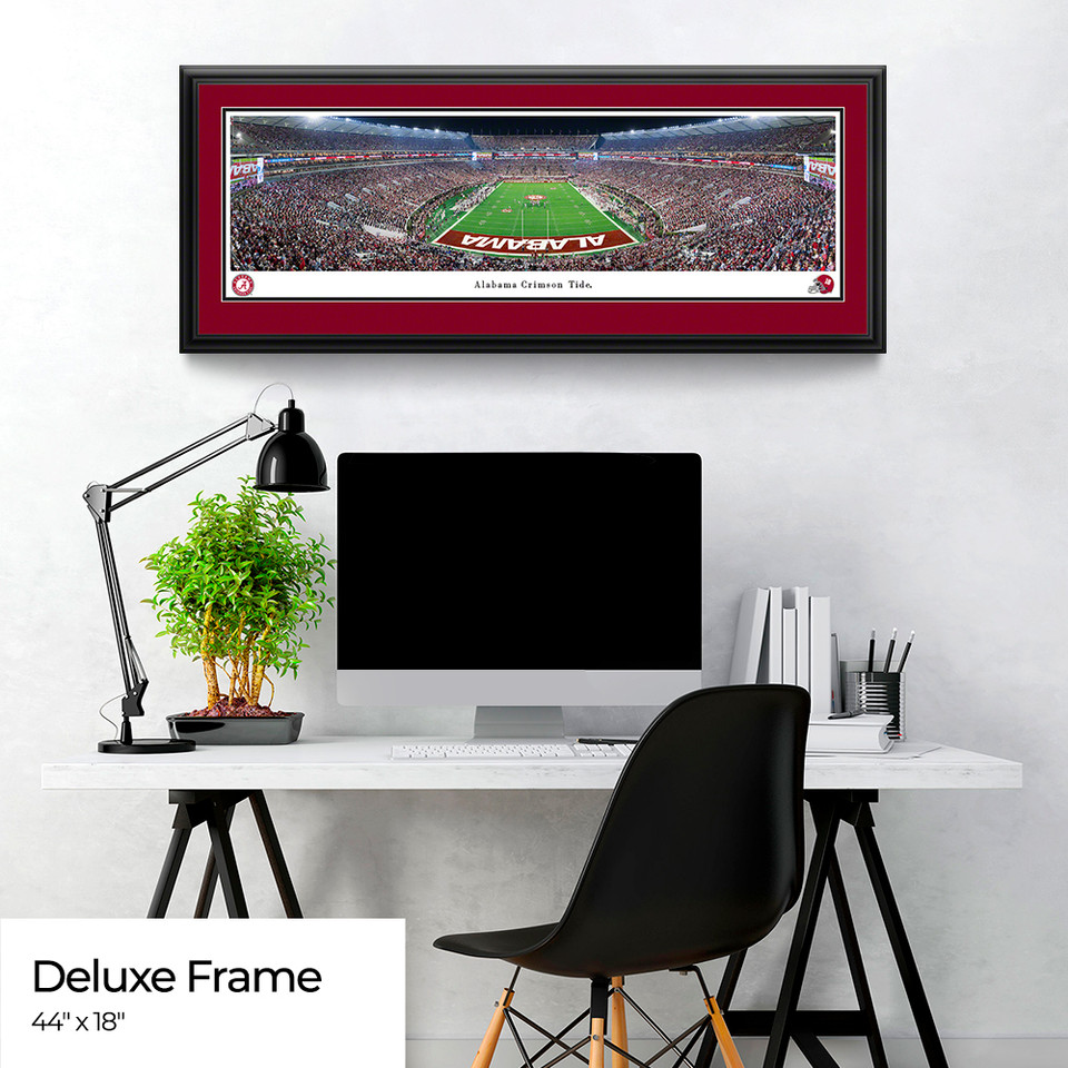 Alabama Crimson Tide End Zone Panoramic Picture - Bryant-Denny Stadium ...