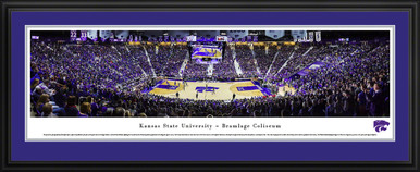Kansas State Wildcats Basketball Panoramic Poster