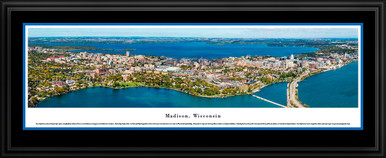 Madison, Wisconsin Skyline Aerial Panoramic Picture