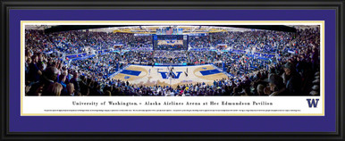 Washington Huskies Basketball Panoramic Picture - Alaska Airlines Arena ...