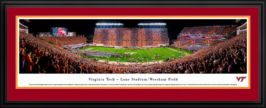 Virginia Tech Hokies Football Poster - Lane Stadium Panorama