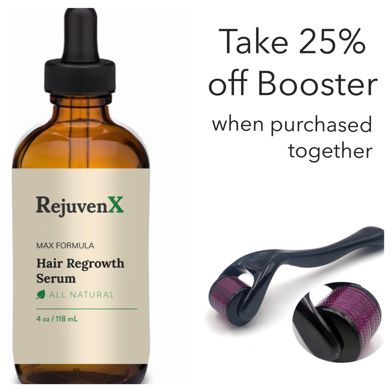 RejuvenX Max Formula Hair Regrowth Serum - NJoy Essentials