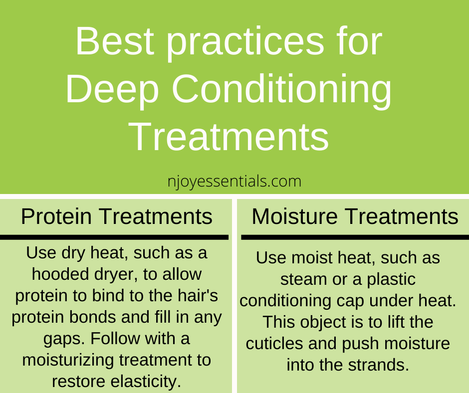 Best practices for Deep Conditioning Treatments - NJoy Essentials