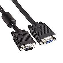 VGA Cable 75' HD15 M/F W/Ferrite(Premium) - CableMaster.com