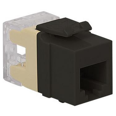Jack RJ11 HD 6P6C Black ICC, Voice - CableMaster.com