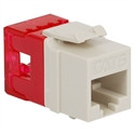 Jack HD (HI-DENSITY), RJ45 CAT6 WHITE (COMPONENT RATED) ICC ...