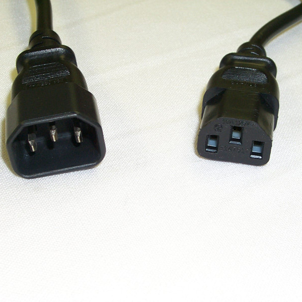 Power Cord Monitor Power Ext. Cable 18 Inch - CableMaster.com