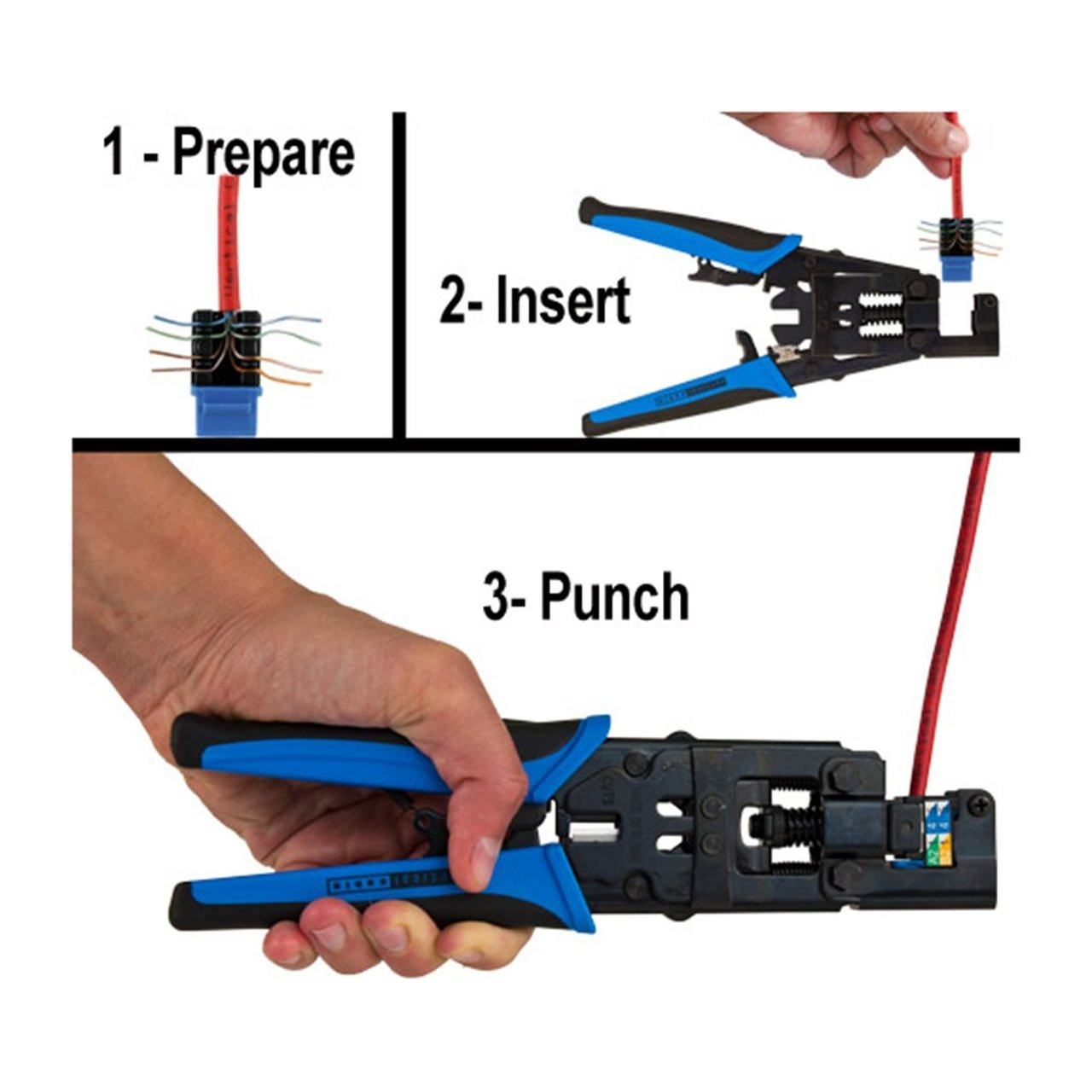 Jack Crimp Tool. I-Punch Tool for the V-Max Keystone Jack Series ...