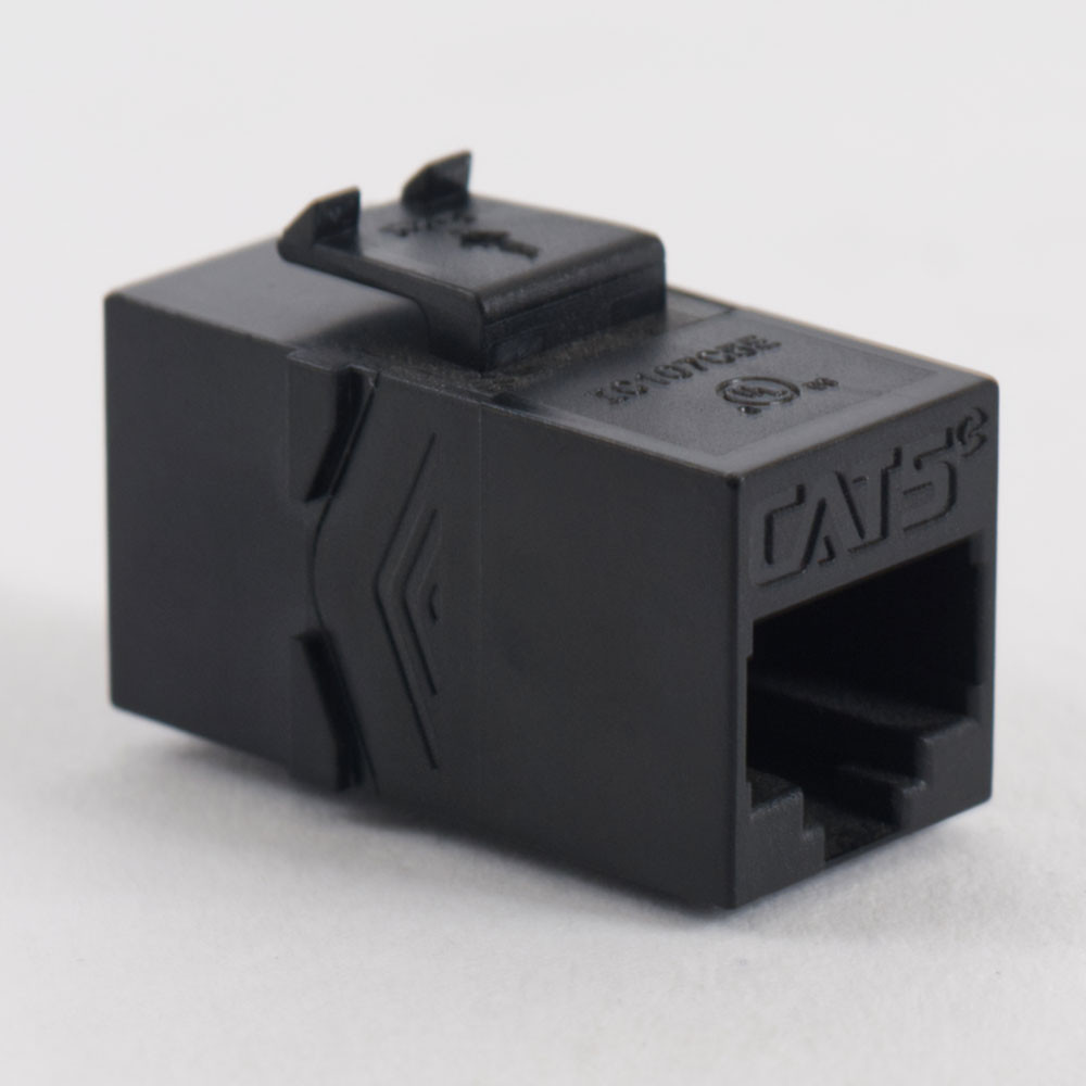 CAT5e RJ45 Keystone Coupler in HD Style - CableMaster.com