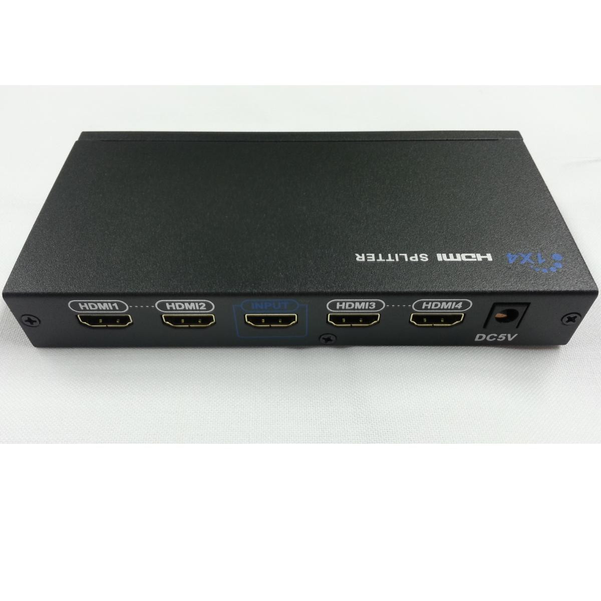 HDMI Splitter 4 Way (1 In 4 Out) 3D Ready - CableMaster.com