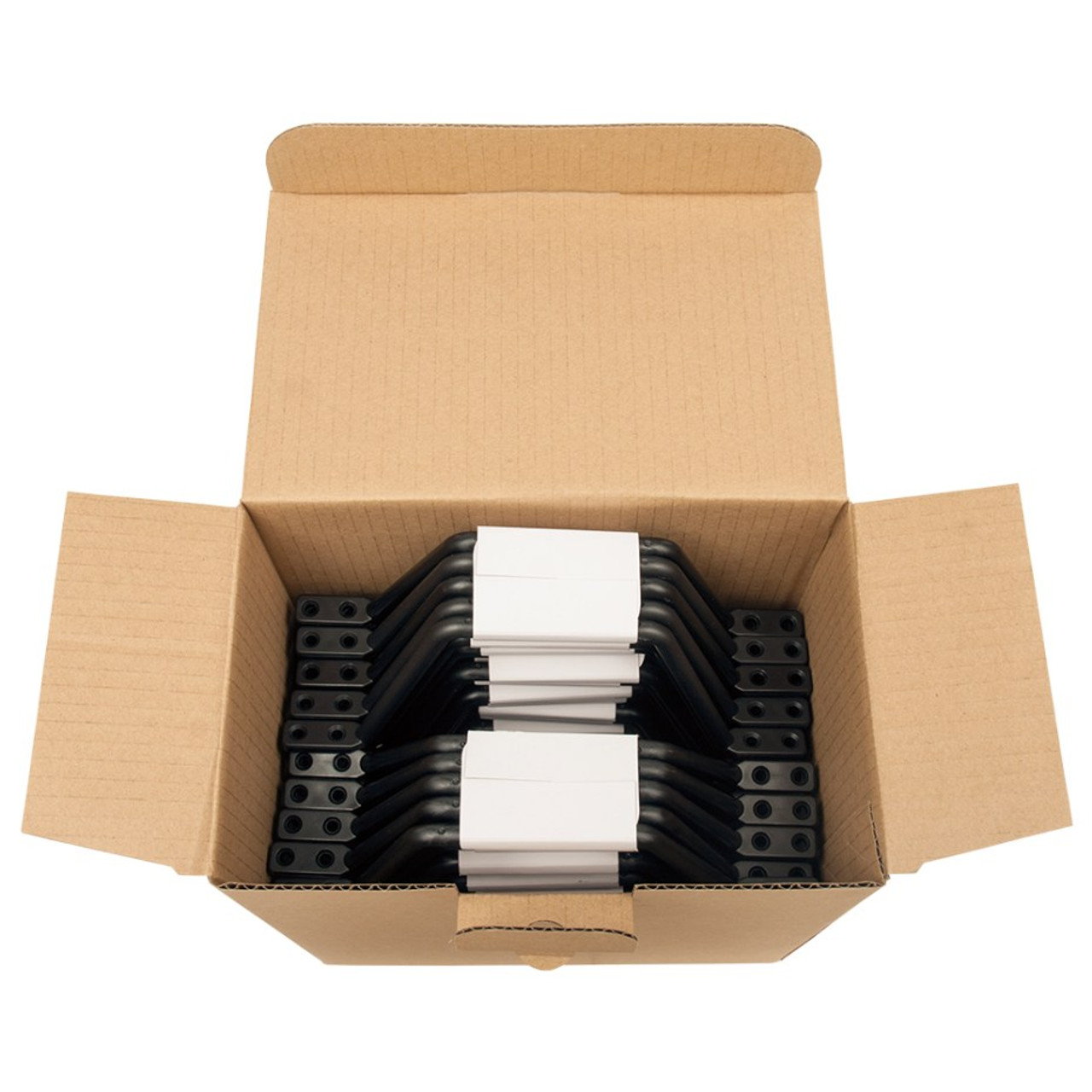 3″ Plastic Cable Management D-Ring in 100 Pack - CableMaster.com