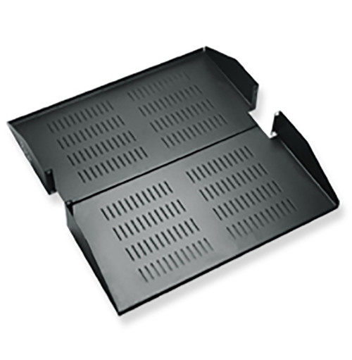 20″ Deep Vented Double-Sided Rack Shelf in 2 RMS - CableMaster.com
