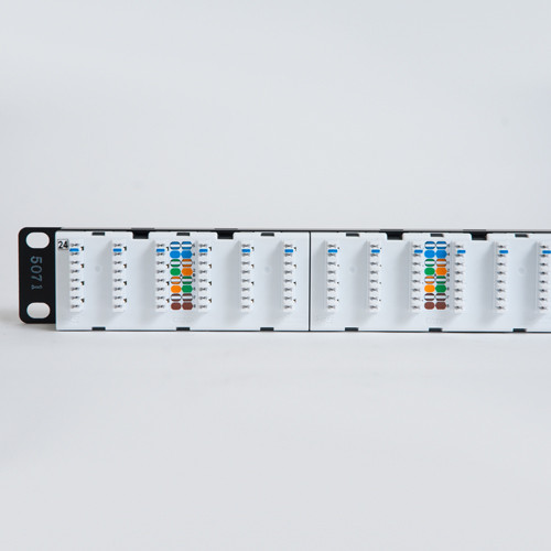 CAT6A Patch Panel in 110 Type with 24 Ports and 1 RMS - CableMaster.com