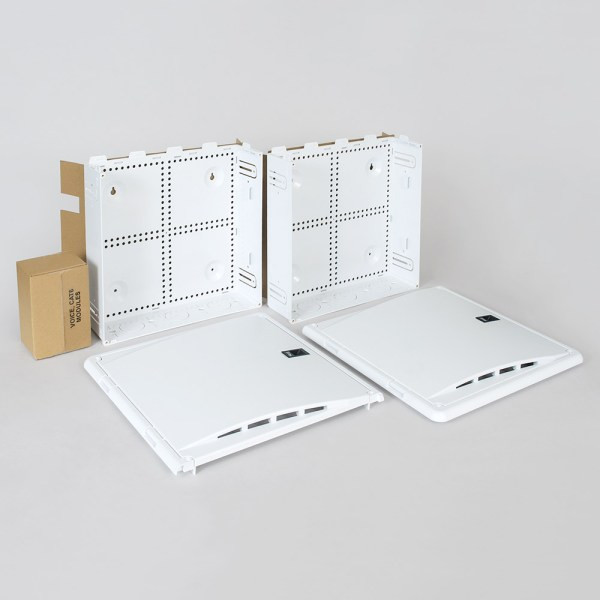 28″ Plastic Wiring Enclosure Voice and Data Combo with Doors (Model W ...