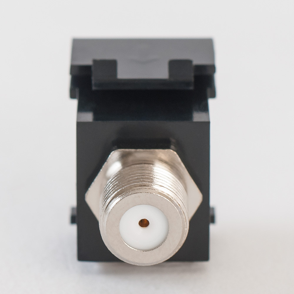 2 GHz F-Type Modular Jack with Nickel Plated Connector in HD Style ...