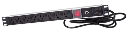 8 Way PDU With Main Switch and Breaker – 1U Power Distribution Unit ...