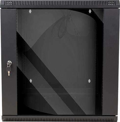 12U Wall Mount Swing Out Enclosure, 31" Depth, 132 LB Load Capacity ...