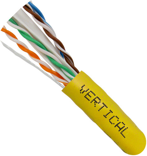 CAT6A (Augmented) 10Gb UTP 23AWG Solid Bare Copper 8-Conductor PVC ...