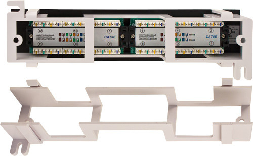 CAT6 12 Port-Mini, 110 IDC Patch Panel | 1U - CableMaster.com