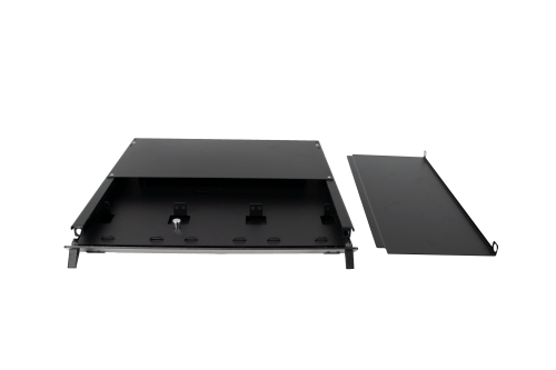 Slide Out Tray Holds 3 Panels High Density Rack - CableMaster.com