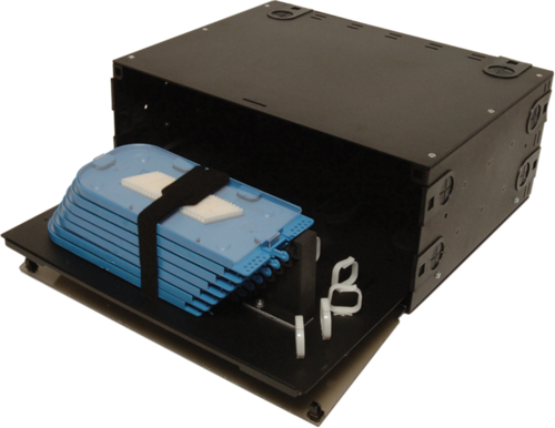 Rack Mount 4RU in Height Slide Out Master Splice Tray Support Panel 8 ...