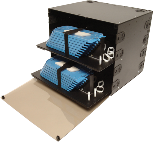 Rack Mount 8.5RU in Height Slide Out Master Splice Tray Support Panel ...