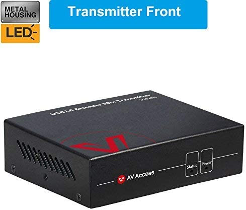 USB Extender Over Cat5e/6/6a/7 196ft/60M 4 USB 2.0 Ports Plug and Play ...