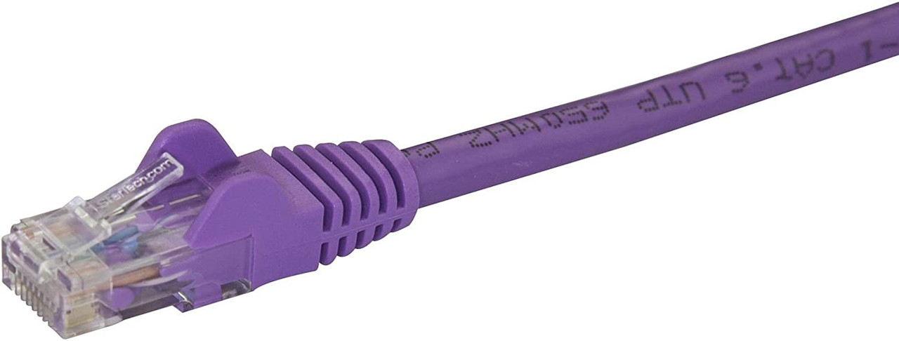 3ft CAT6 Ethernet Cable - Purple CAT 6 Gigabit Ethernet Wire -650MHz ...