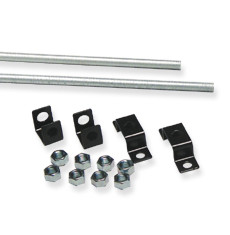 Threaded rod ceiling kit, 2x 6' rods + brackets, ICC - CableMaster.com