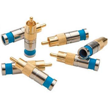 RG-59 PVC, RCA Compression Connector, Paladin box of 10 - CableMaster.com
