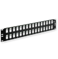 Blank Patch Panel 32 Port 3.5" High - CableMaster.com