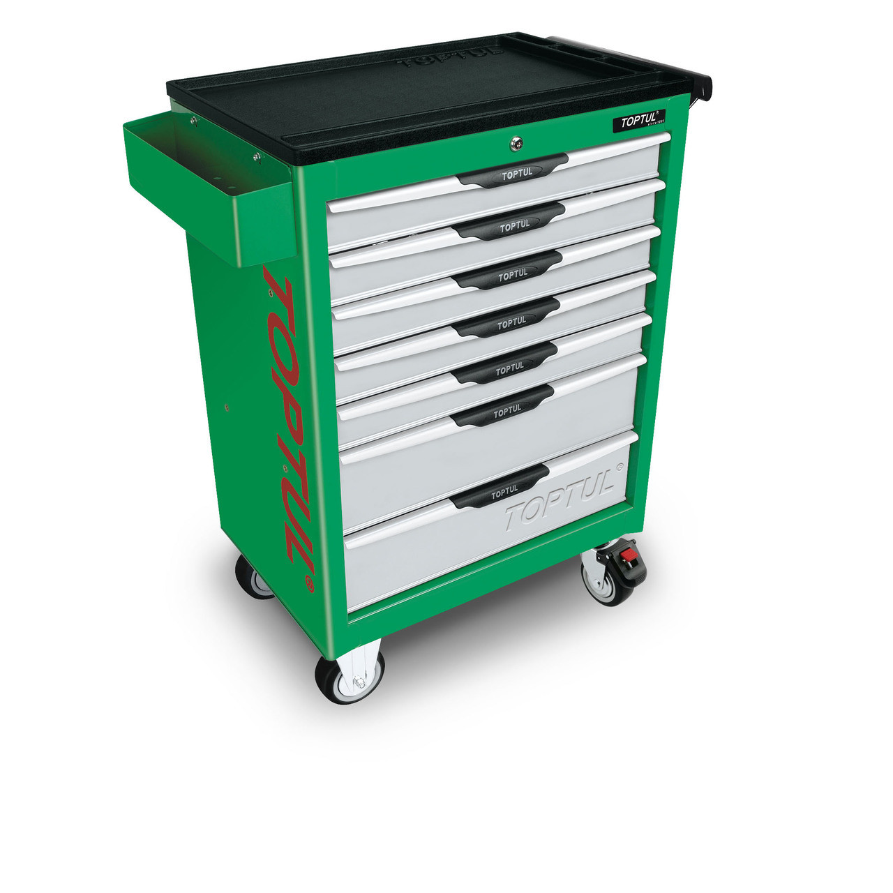 Toptul TCAC0701 Pro-Line Series Mobile Tool Trolley Green 7 Drawer