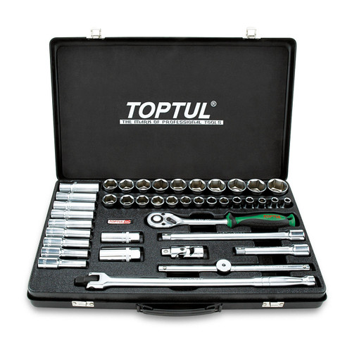 Toptul GCAD4103 Professional Grade Socket Set 12PT 1/2" 41pcs