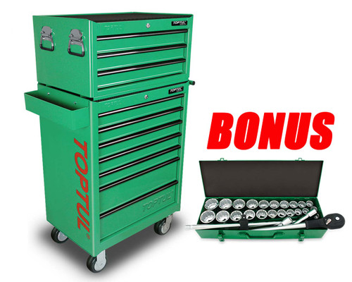 Toptul TTEK1000G Tool Kit 10 Drawer Metric/AF 276pcs