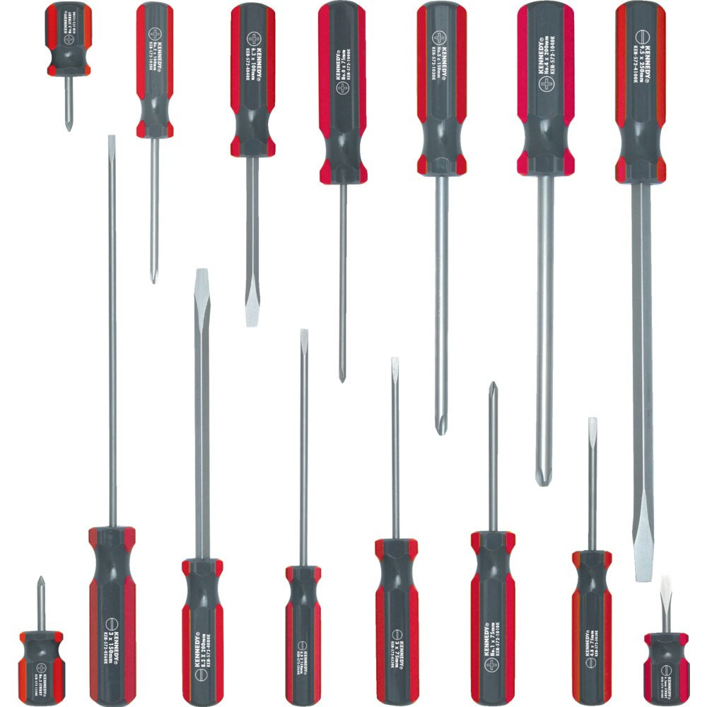 Kennedy 15PCE ENGINEERS SCREWDRIVER SET - Avex Tool Shop