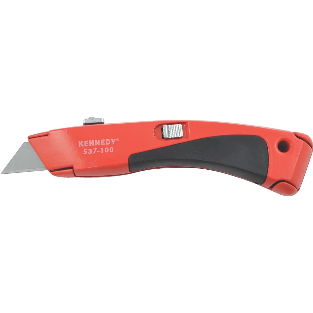 Kennedy HERCULES RETRACTABLE BLADE TRIMMING KNIFE RED - Avex Tool Shop