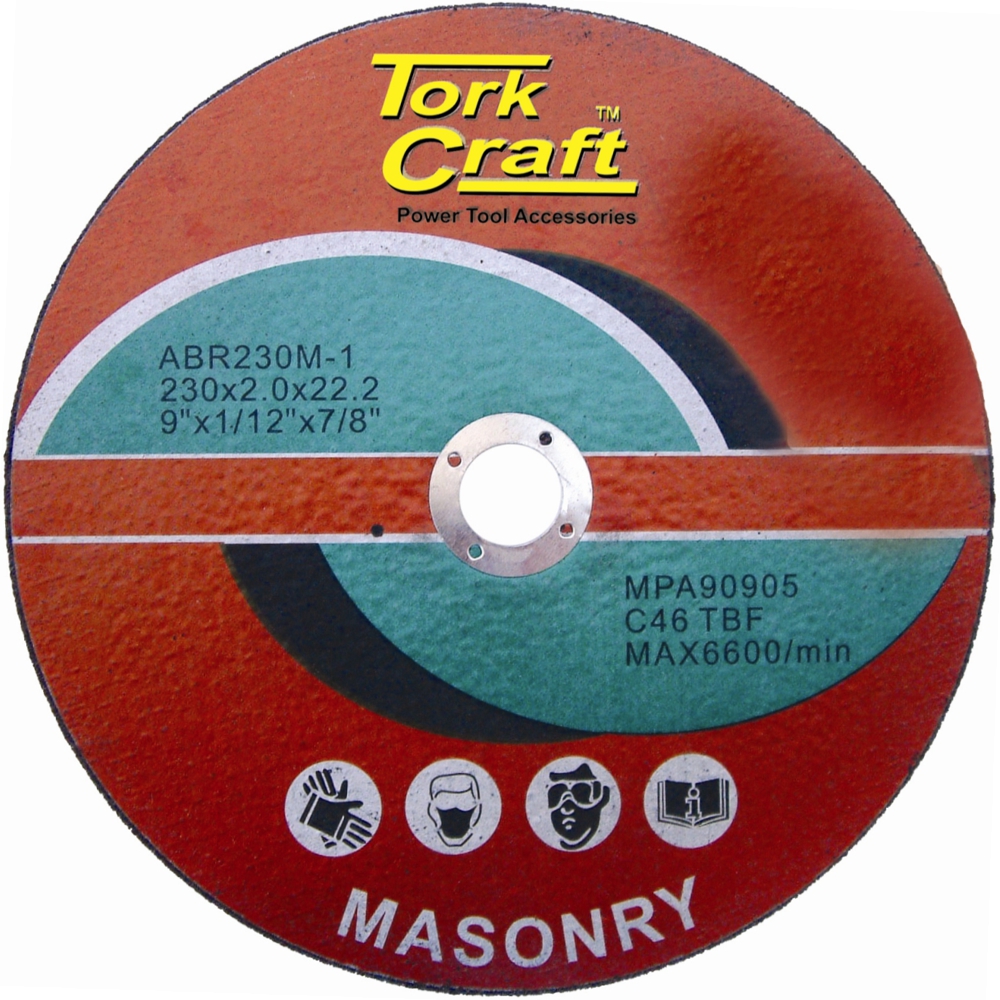 CUTTING DISC MASONRY 230 X 2.0 X 22.22MM - Avex Tool Shop