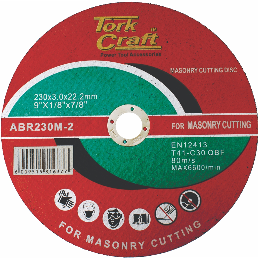CUTTING DISC MASONRY 230 X 3.0 X 22.22MM - Avex Tool Shop