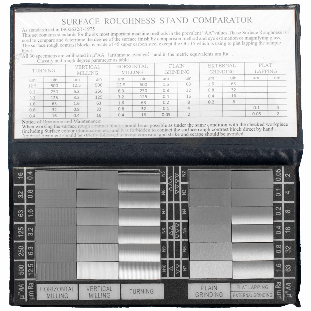 SURFACE ROUGHNESS SPECIMEN - Avex Tool Shop