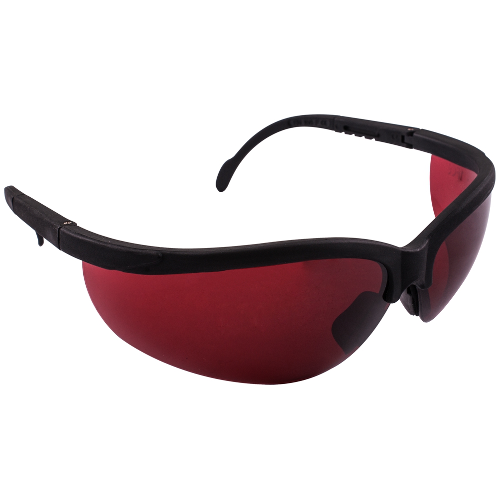 SAFETY EYEWEAR GLASSES RED LENS - Avex Tool Shop