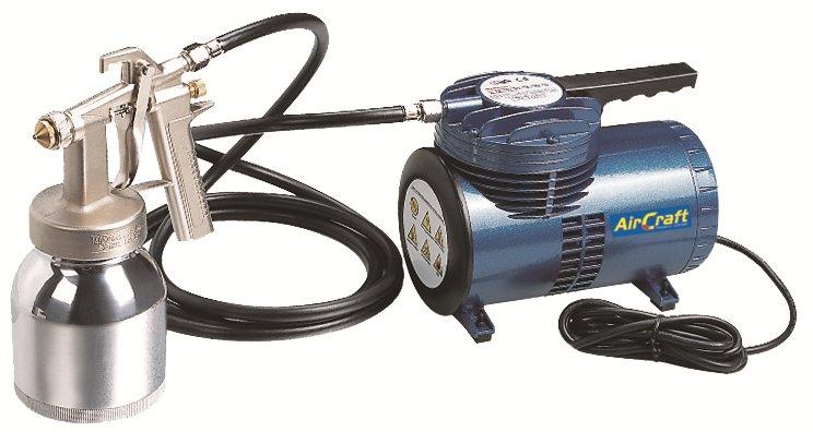 COMPRESSOR & LOW PRESSURE SPRAY GUN KIT WITH HOSE (AS188) - Avex Tool Shop