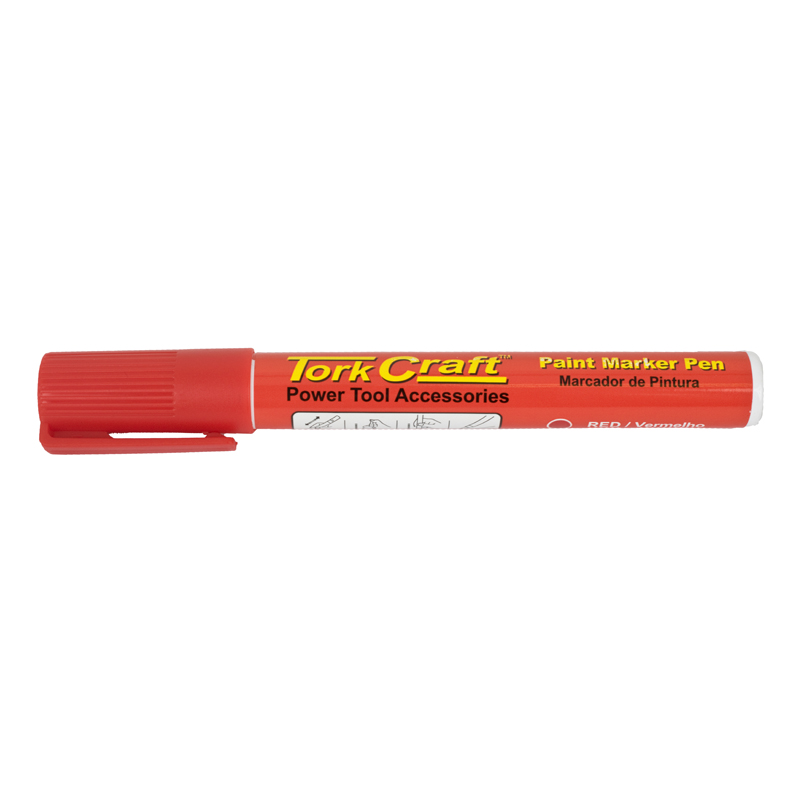 PAINT MARKER PEN 1PC RED BULK - Avex Tool Shop