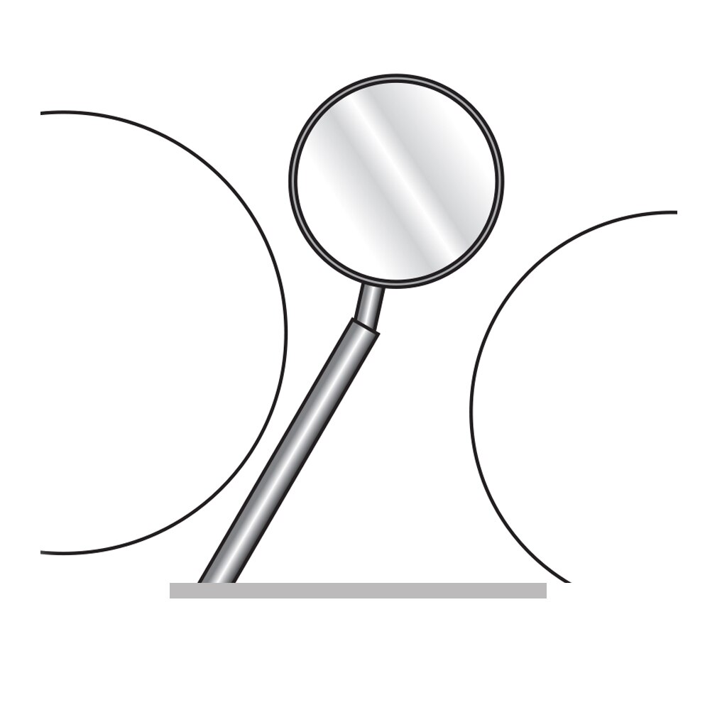 Round Telescopic Inspection Mirror 50mm - Avex Tool Shop