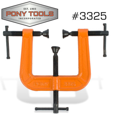PONY THREE WAY EDGE CLAMP 2 1/2' 64MM - Avex Tool Shop