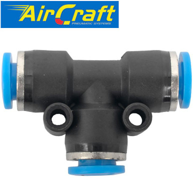 PU HOSE FITTING TEE 6MM - Avex Tool Shop