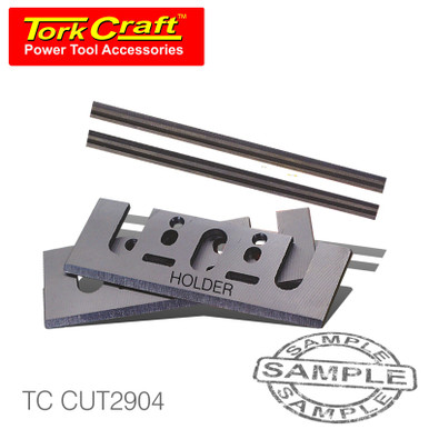 PLANER BLADES 82MM TUNGSTEN W/HOLDERS - Avex Tool Shop