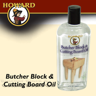HOWARD BUTCHER BLOCK & CUTTING BOARD OIL 355 ML - Avex Tool Shop