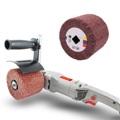 STAINLESS BURNISHING MACHINE 800W C/W EXTRA 120GRIT NYLON WHEEL - Avex ...