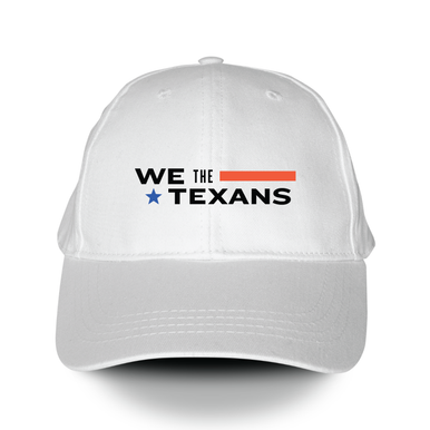 We The Texans (White Baseball Cap) - Texas Tribune